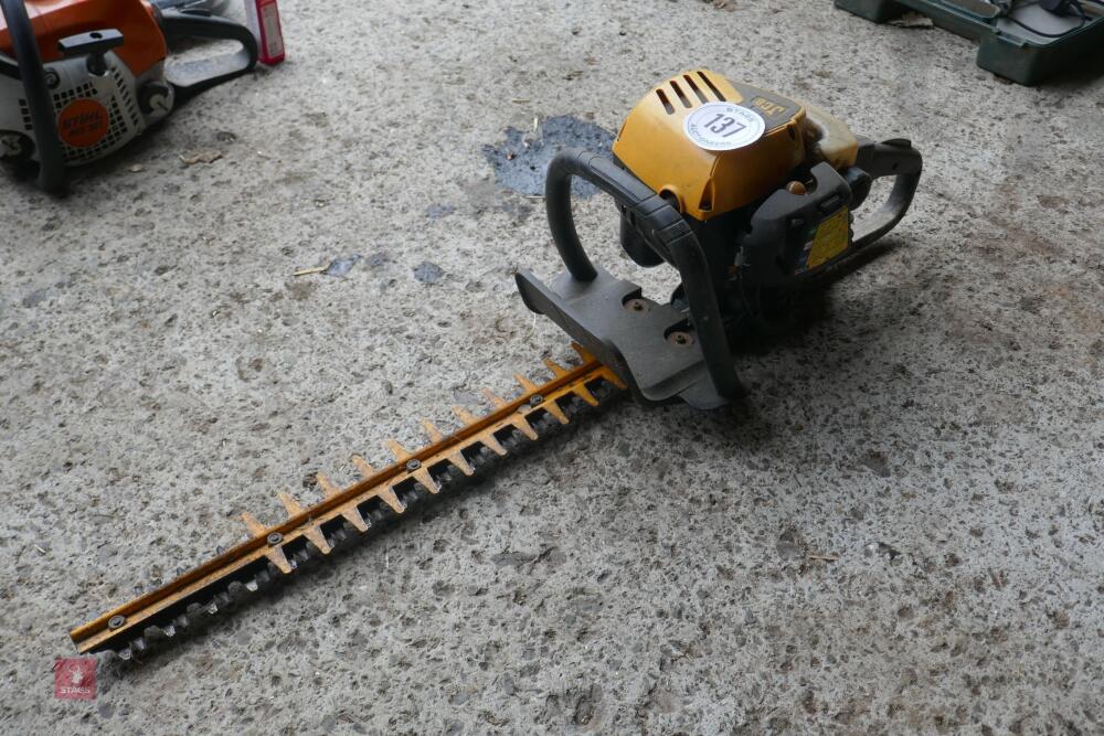 Jcb hedge trimmer petrol store